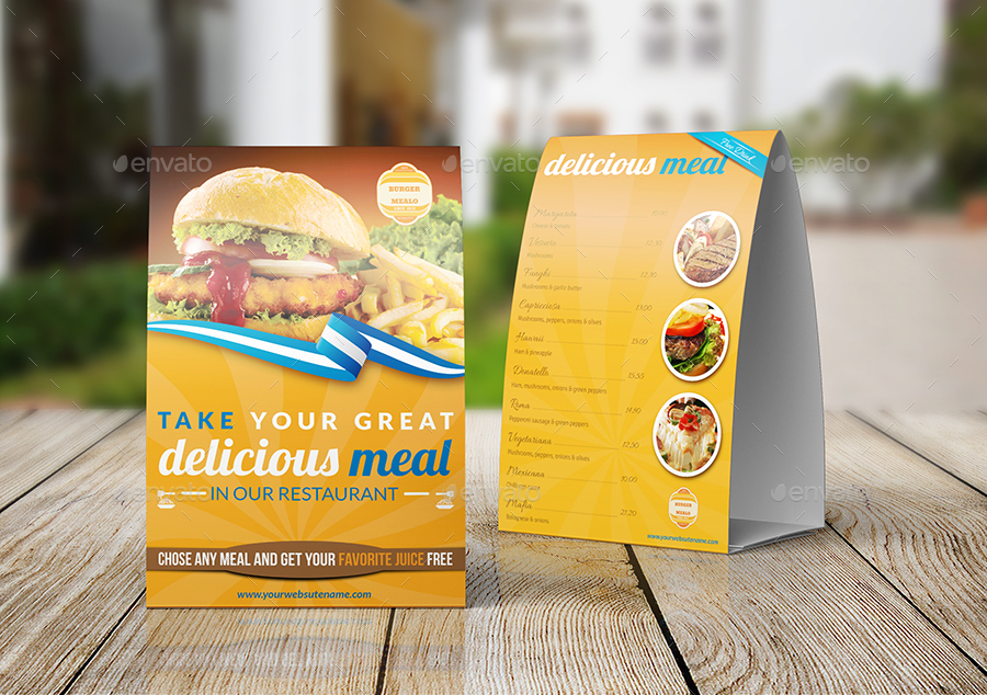 Restaurant Advertising Bundle Template Vol.8, Print Templates ...