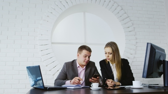 Secretary Brings To Sign Documents, Stock Footage | VideoHive
