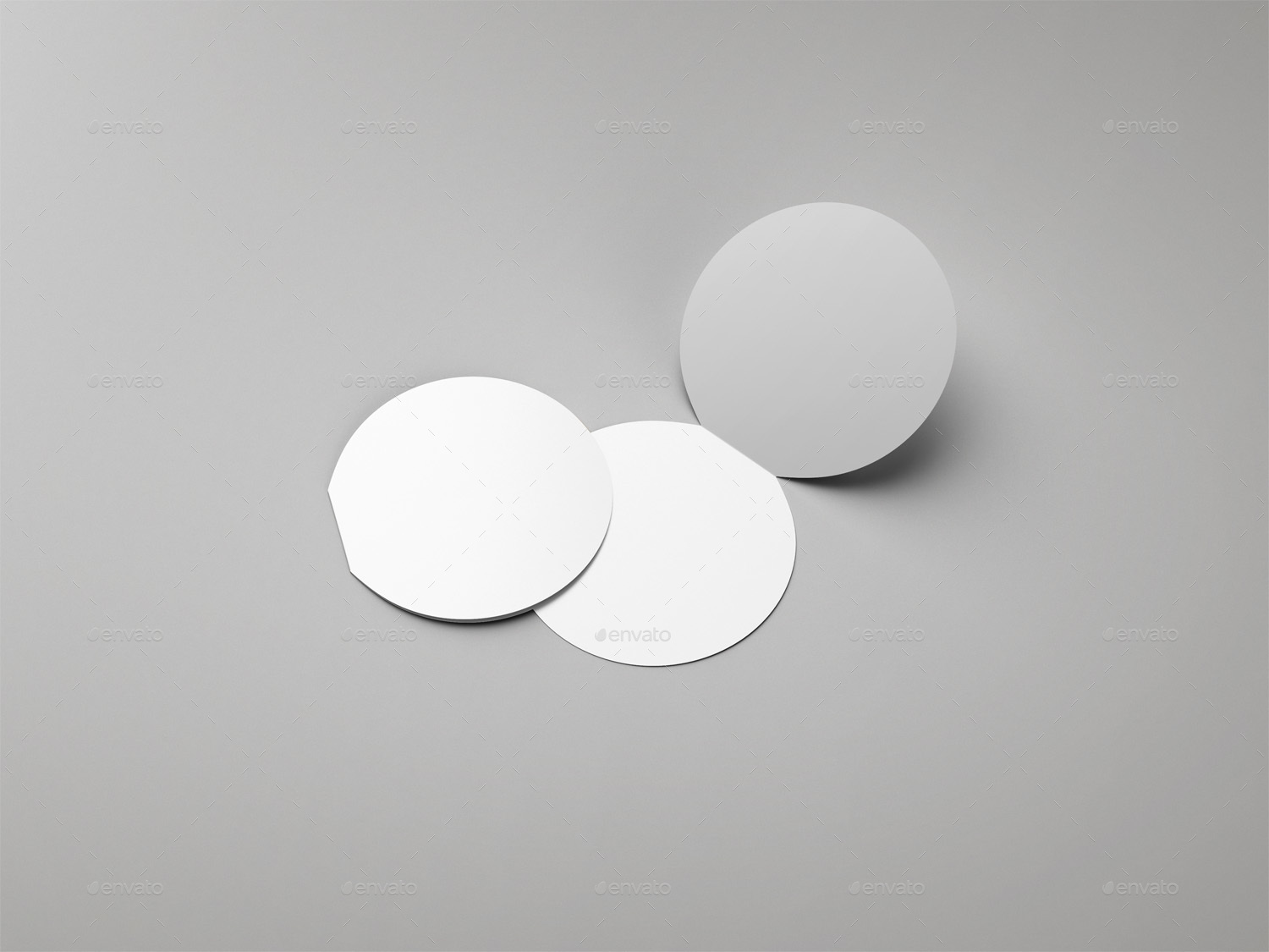 Circle Bi-Fold Brochure Mockup, Graphics | GraphicRiver