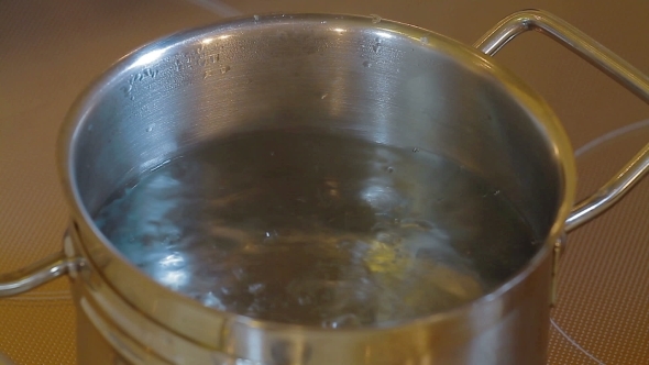 Boiling Water In Pot Bubbling Over, Stock Footage | VideoHive