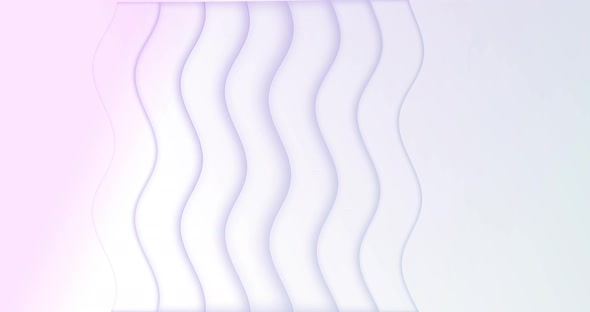 3D shapes moving against white background, Motion Graphics | VideoHive