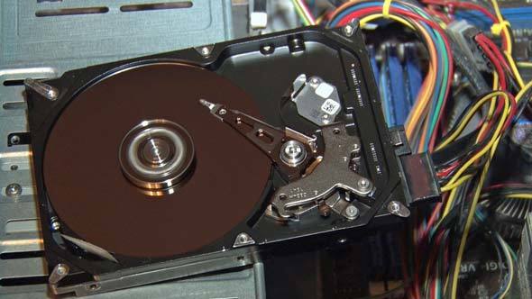Hard Disk Drive To Spin Up And Stops 2, Stock Footage | VideoHive