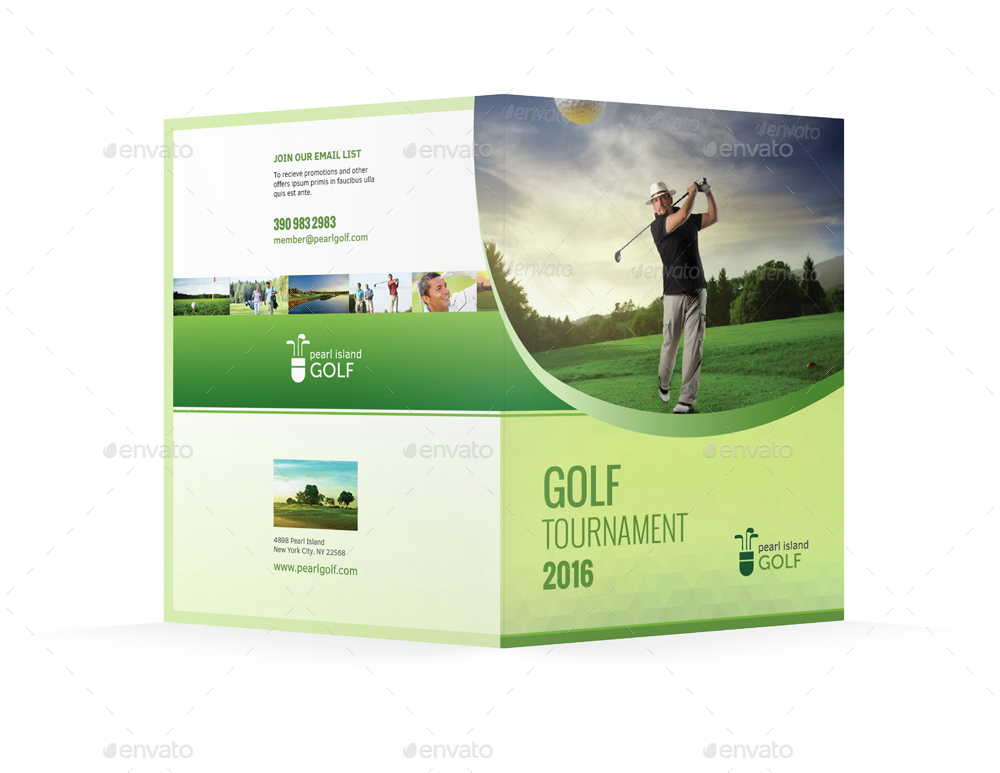 Golf Club Print Bundle, Print Templates | GraphicRiver