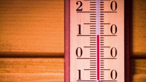 Temperature Increases On a Thermometer, Stock Footage | VideoHive