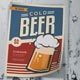 Classic Cold Beer Flyer Template, Print Templates | GraphicRiver