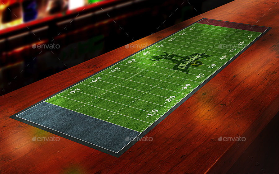 Bar Runner Mock-up, Graphics | GraphicRiver