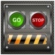 Go Stop Web Buttons, Vectors | GraphicRiver