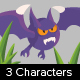 3 Game bats character, Game Assets | GraphicRiver