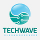 Tech Wave Logo, Logo Templates | GraphicRiver