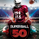 Superball Football Flyer, Print Templates | GraphicRiver