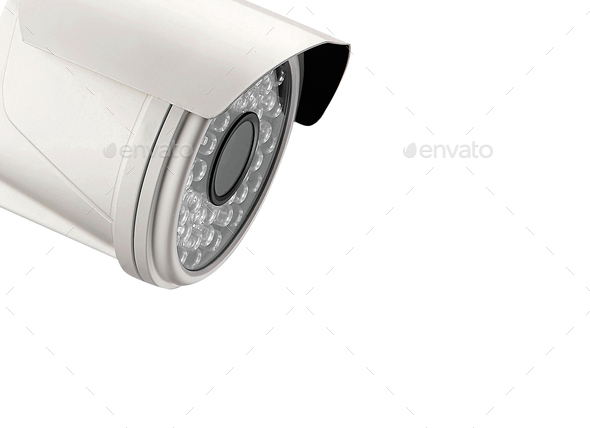 spy camera on white background Stock Photo by photobalance | PhotoDune