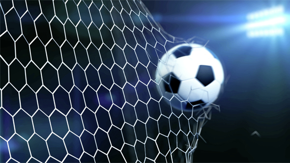 Soccer Ball Breaking Net, Motion Graphics | VideoHive
