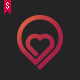 Heart Point Logo Template, Logo Templates | GraphicRiver