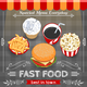 Colorful Fast Food Menu Poster, Vectors | GraphicRiver