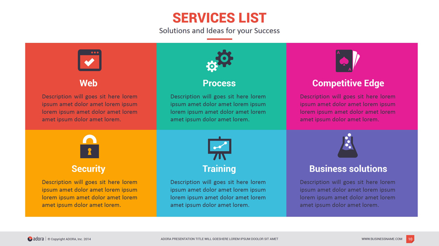 Adora - Multipurpose PowerPoint Template, Presentation Templates ...