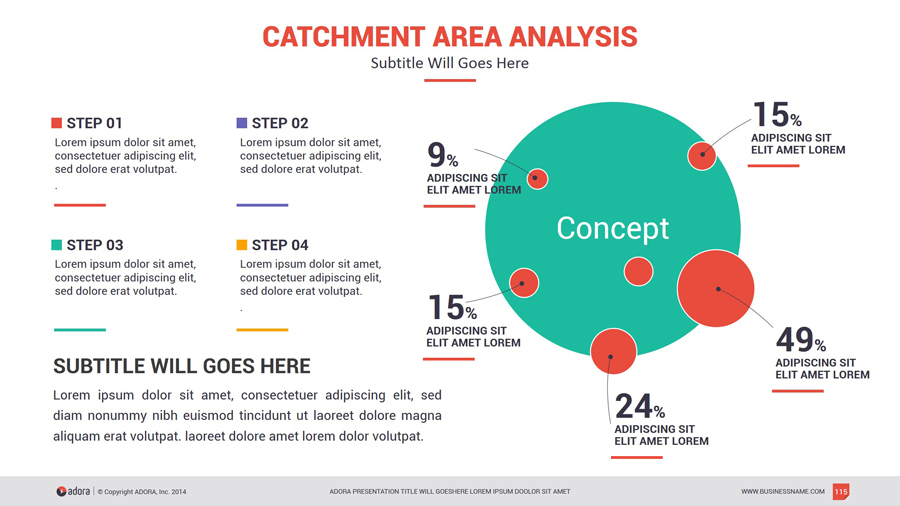 Adora - Multipurpose PowerPoint Template, Presentation Templates ...