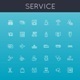 Service Line Icons, Vectors | GraphicRiver