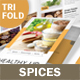 Spices & Herbs Trifold Brochure, Print Templates | GraphicRiver