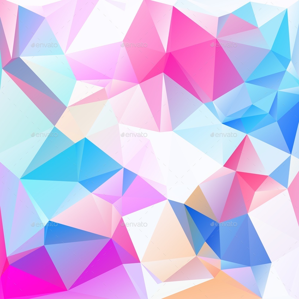 Flat polygon backgrounds bundle, Graphics | GraphicRiver