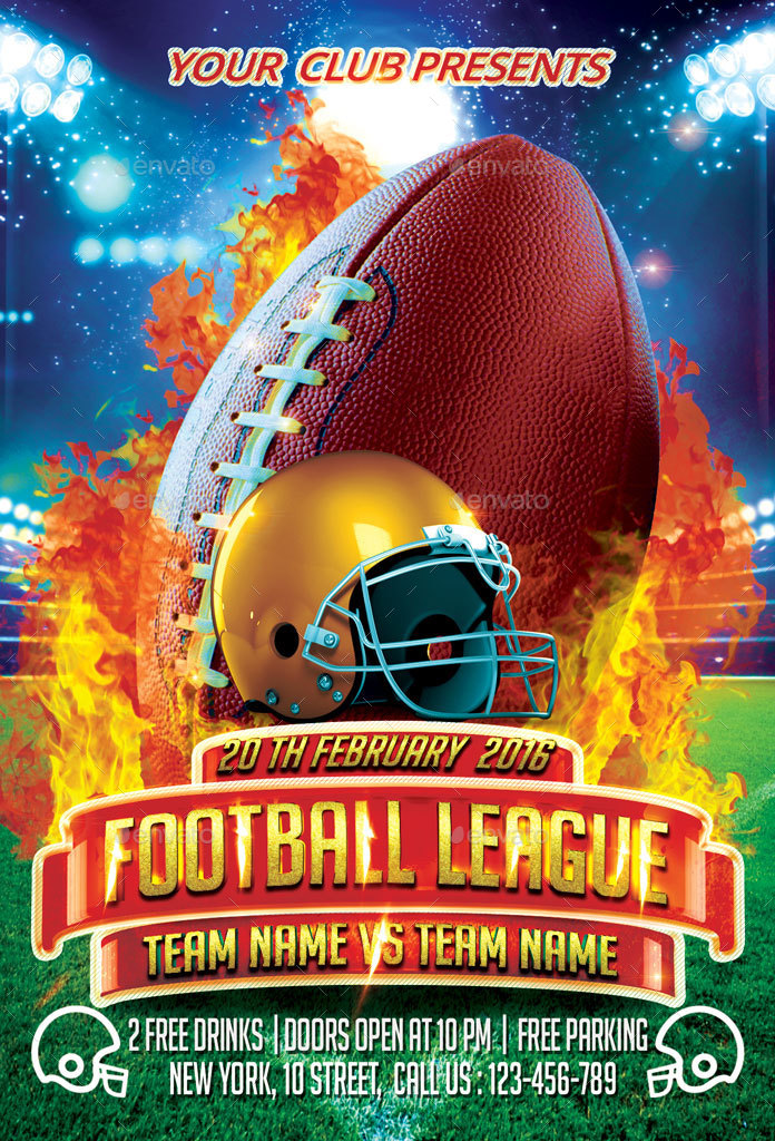 Football, Print Templates | GraphicRiver