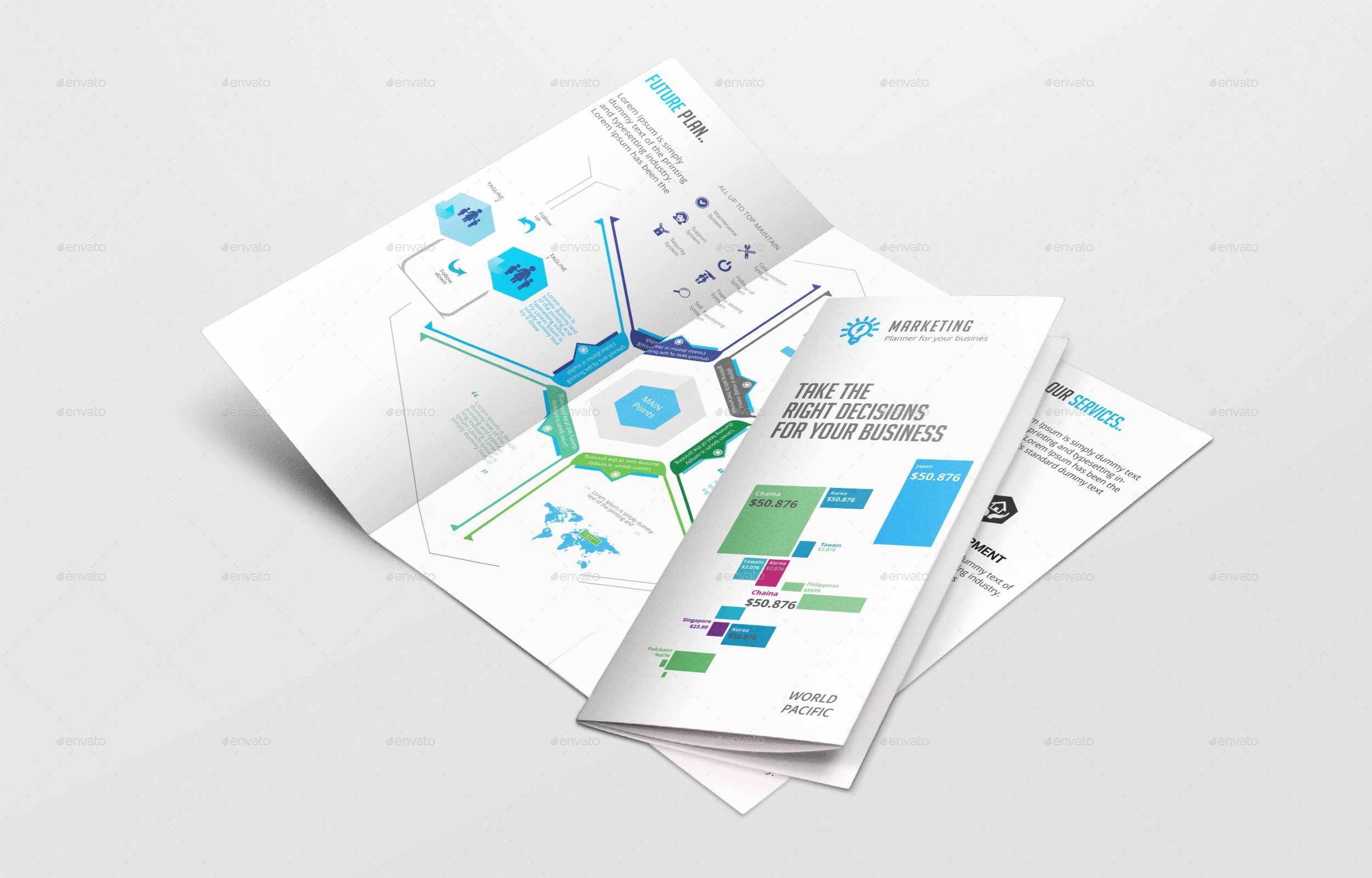 Infographic Brochure Template, Print Templates | GraphicRiver