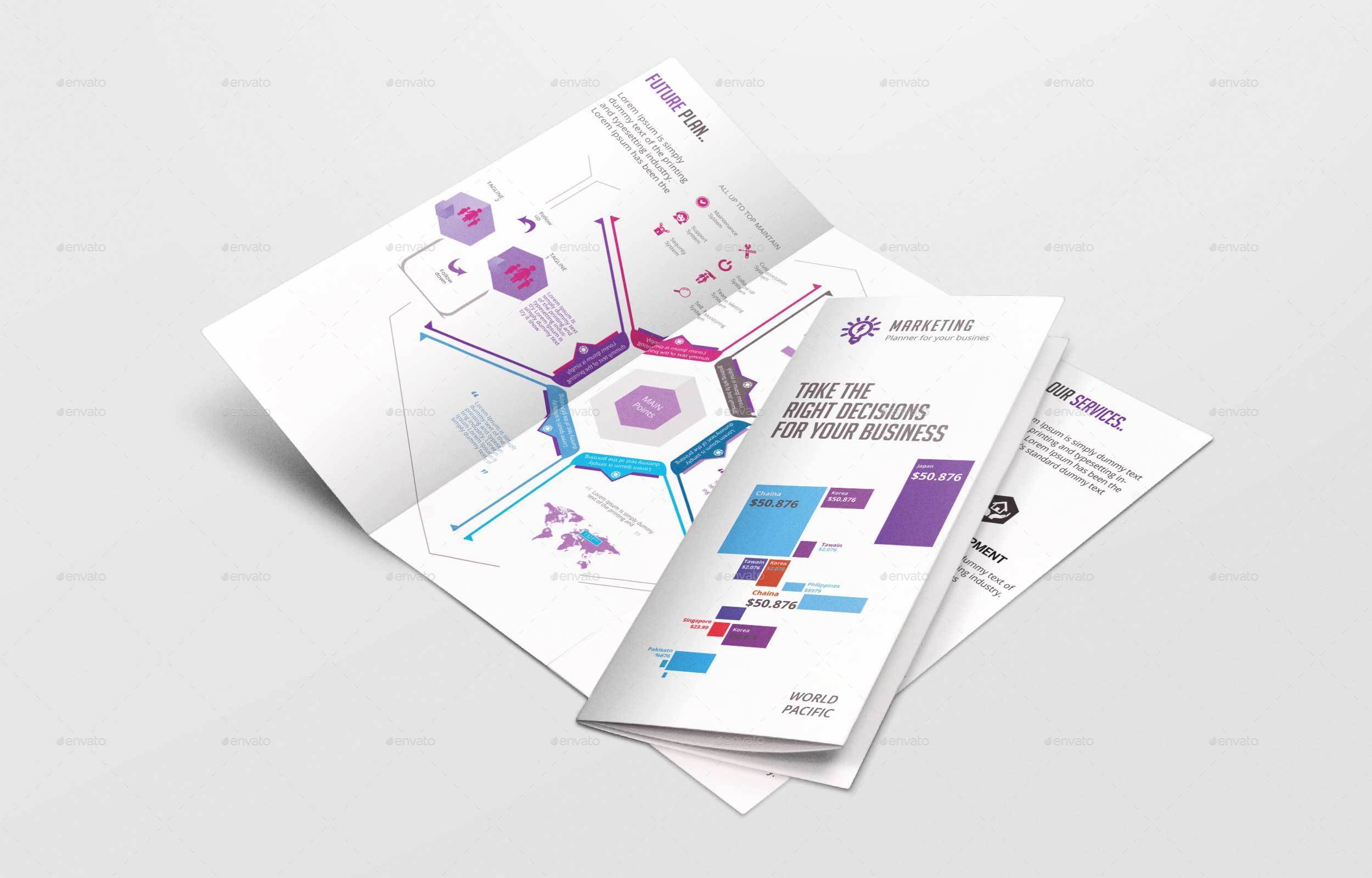 Infographic Brochure Template, Print Templates | GraphicRiver