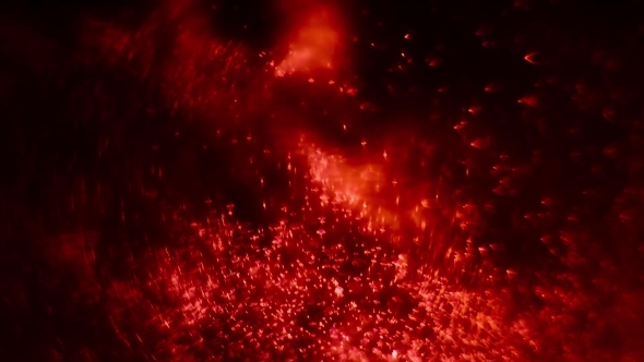 Red Particles Flow, Motion Graphics | VideoHive