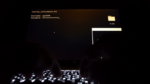 Programmer Occupation Writing Programming Code On Laptop Stock Footage