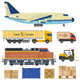 Cargo Transport and Packaging, Vectors | GraphicRiver