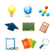 Colorful Science Icon Set, Vectors | GraphicRiver