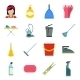 Cleaning Flat Icons, Icons | GraphicRiver