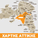 Map of Attika Municipalities According to the New Kallikratis Division ...