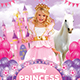 Princess Kids Party Flyer, Print Templates | GraphicRiver