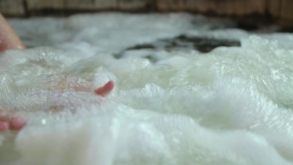 Boiling Water In a Hot Tub, Stock Footage | VideoHive