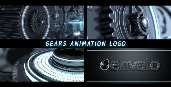 Gears Animation Logo , Cinema 4D Templates | VideoHive