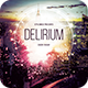 Delirium Flyer, Print Templates | GraphicRiver