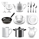 Crockery Icons Vector Set, Vectors | GraphicRiver