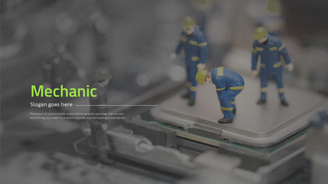 Mechanic, Presentation Templates | GraphicRiver