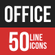 Office Filled Line Icons, Icons | GraphicRiver