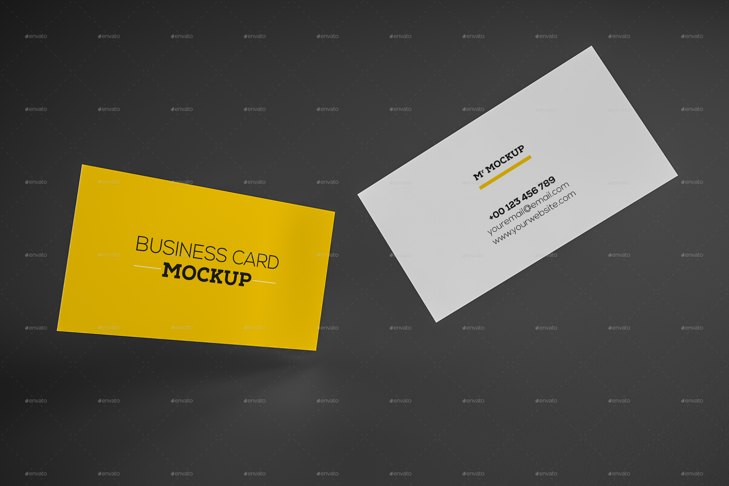 Realistic Business Card Mock-up V1, Graphics | GraphicRiver
