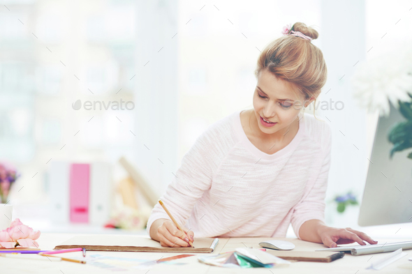 Designer at work Stock Photo by Pressmaster | PhotoDune