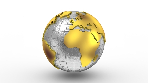 Rotating of Earth, Motion Graphics | VideoHive