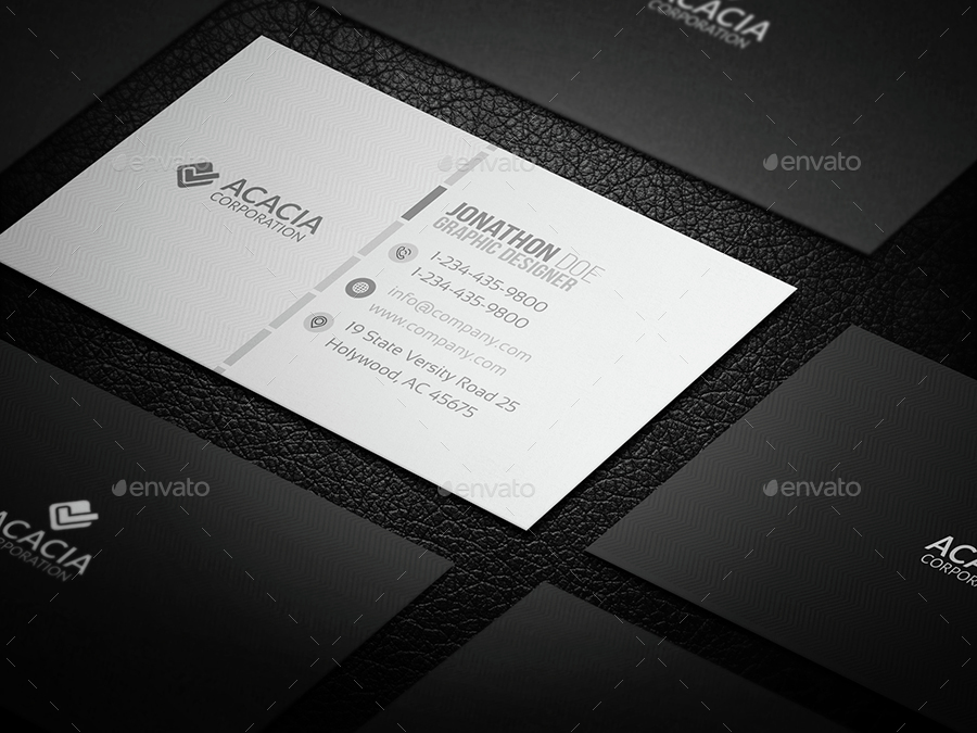 Simple Personal Business Card, Print Templates | GraphicRiver