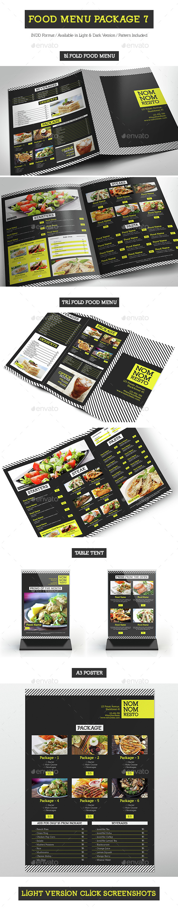 Food Menu Package 7 by apriliapratama | GraphicRiver