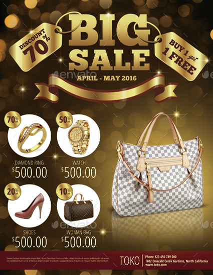 Product Promotion Flyer, Print Templates | GraphicRiver