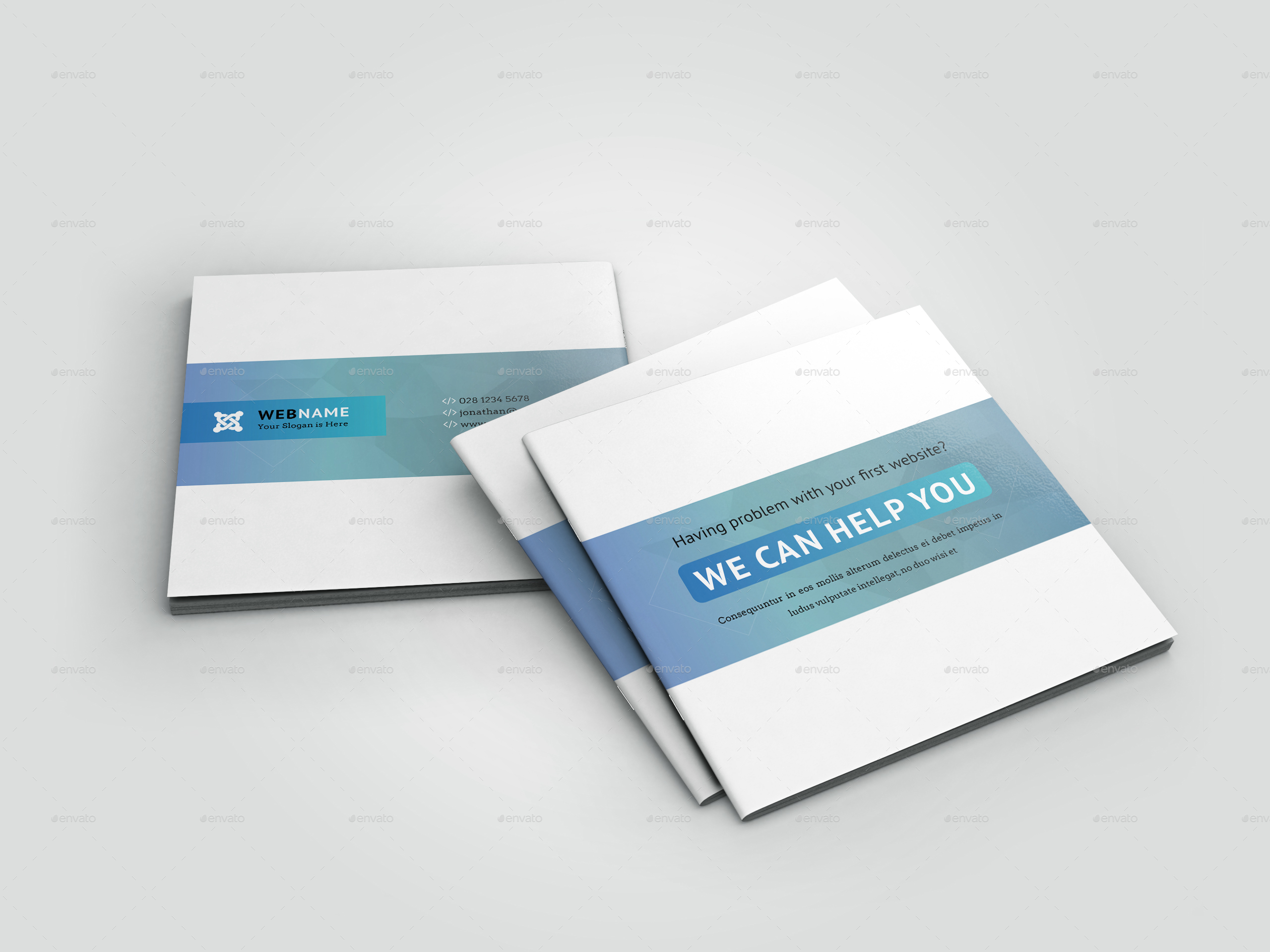 Square Brochure, Print Templates | GraphicRiver