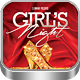 Girls Night / Red Night Party Flyer, Print Templates | GraphicRiver