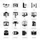 Prototyping And Modeling Icons Set, Icons | GraphicRiver