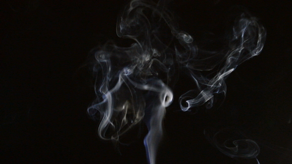 Smoke Column Moving with the Air, Stock Footage | VideoHive