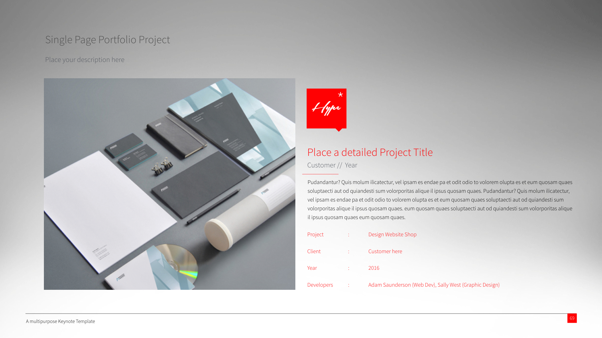 Hype - Modern Keynote Template by egotype | GraphicRiver